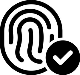 Biometric pass icon Royalty Free Vector Image - VectorStock