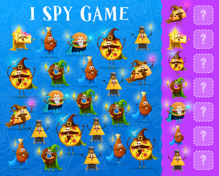 I spy game with breakfast food and dairy character