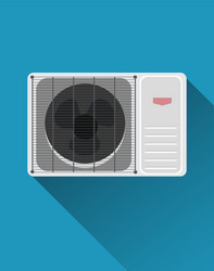 Air condition split system set conditioner Vector Image