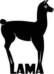 Lama Silhouette Logo Vector Images (over 200)