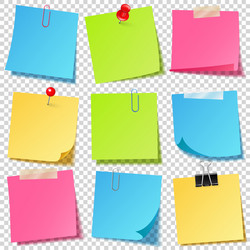 Sticky notes wallpaper Royalty Free Vector Image