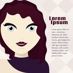 Beautiful woman background Royalty Free Vector Image