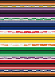 Mexican blanket stripes seamless pattern Vector Image