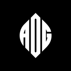 Adg logo letter design Royalty Free Vector Image