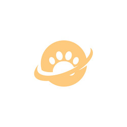 Paw logo design Royalty Free Vector Image - VectorStock