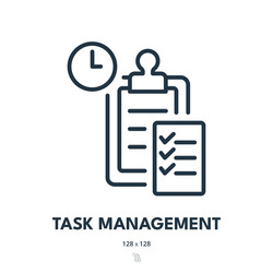 Task list icon checklist to do check mark Vector Image