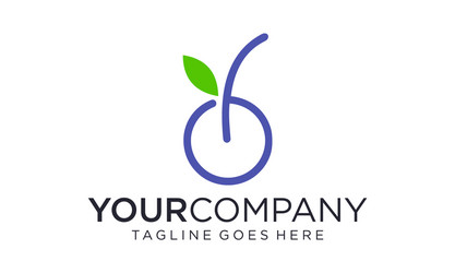 Berry fruits logo designs concept Royalty Free Vector Image