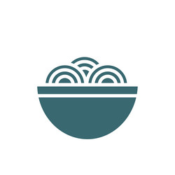 Mie icon outline hot icon from education Vector Image