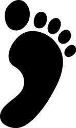 Foot cartoon icon Royalty Free Vector Image - VectorStock