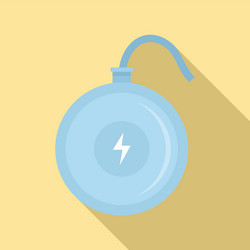 Turbo wireless charger icon outline style Vector Image