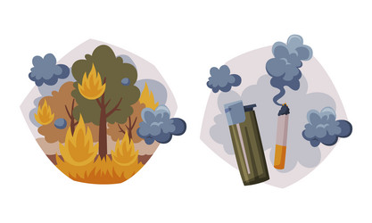 Causes Of Air Pollution Clipart
