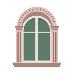 City office window clipart Royalty Free Vector Image