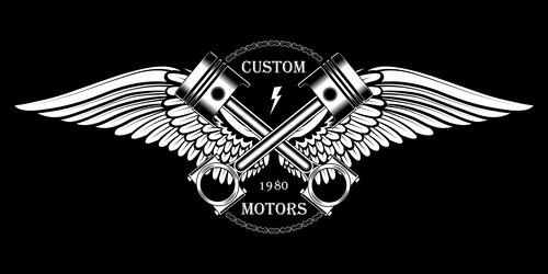 Motorcycle Chain Piston Vector Images (84)