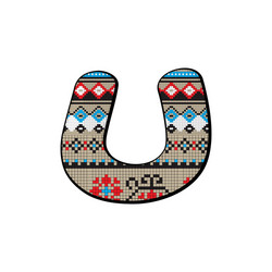 U small silhouette Royalty Free Vector Image - VectorStock