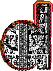 Font Inca Alphabet Vector Images (over 140)