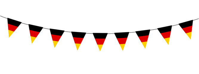 Italy bunting garland string of triangular flags Vector Image