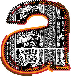 Font Inca Alphabet Vector Images (over 140)