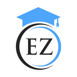 Letter af education logo concept with educational Vector Image