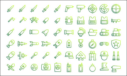 Cannon and logo icon army weapon icon perfect Vector Image