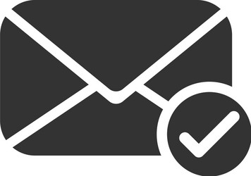 Confirm product icon Royalty Free Vector Image