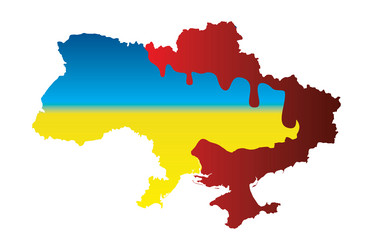 Ukraine map Royalty Free Vector Image - VectorStock