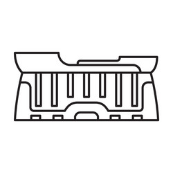 Arena outline icon Royalty Free Vector Image - VectorStock