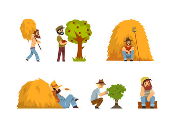 Hay Field Vector Images (over 5,200)