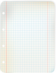 Graph paper a4 sheet Royalty Free Vector Image