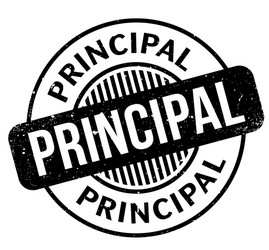 Principal rubber stamp Royalty Free Vector Image