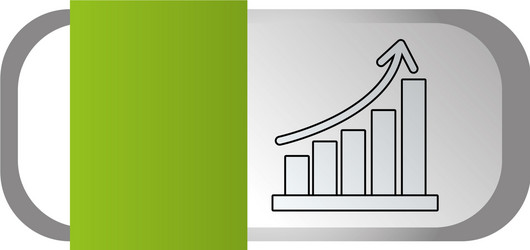 Statistics graphics cartoon Royalty Free Vector Image