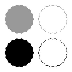Wavy Edge Circle Vector Images (over 140)