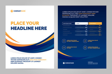 Brochure template invitation for vip party Vector Image