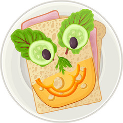 Smiley Sandwiches Vector Images (over 130)