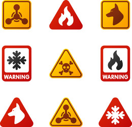 Nfpa warning argon refrigerant liquid 1-0-0-sa Vector Image