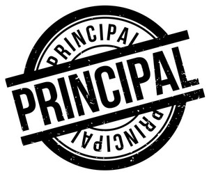 Principal rubber stamp Royalty Free Vector Image