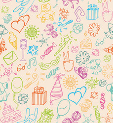 Celebration pattern Royalty Free Vector Image - VectorStock