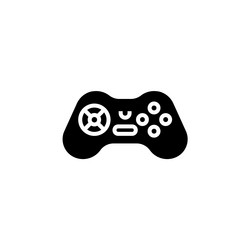 Stick game icon computer component icon solid Vector Image