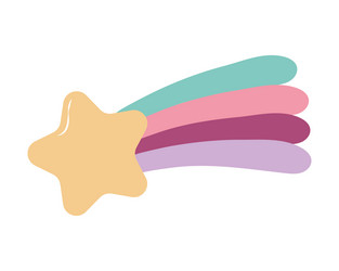 Flying star design Royalty Free Vector Image - VectorStock