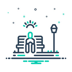 Alone Symbol Vector Images (over 8,700)