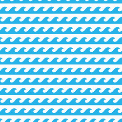 Seamless pattern with waves Royalty Free Vector Image