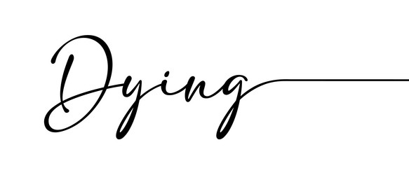 Wish - continuous one line calligraphy typography Vector Image