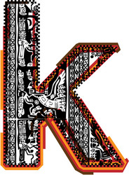 Font Inca Alphabet Vector Images (over 140)