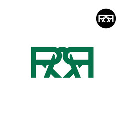 Letter muc monogram logo design Royalty Free Vector Image