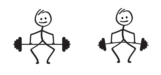 Workout Stickman Vector Images (over 150)