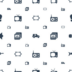 Electrical icons pattern seamless white background