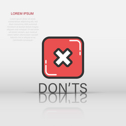 Dos and donts thumb up down icons Royalty Free Vector Image