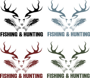 Fishing Hunting Symbols Vector Images (over 9,700)
