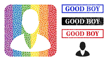 Rainbow Boy Vector Images (over 7,200)