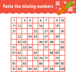Write Missing Number Vector Images (over 660)
