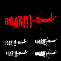 Roar Word Vector Images (over 160)